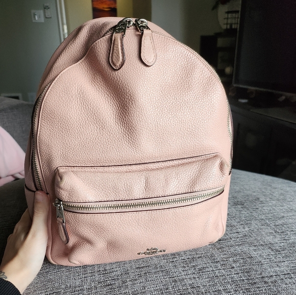 Coach | Bags | Coach Blush Pink Small Backpack | Poshmark
